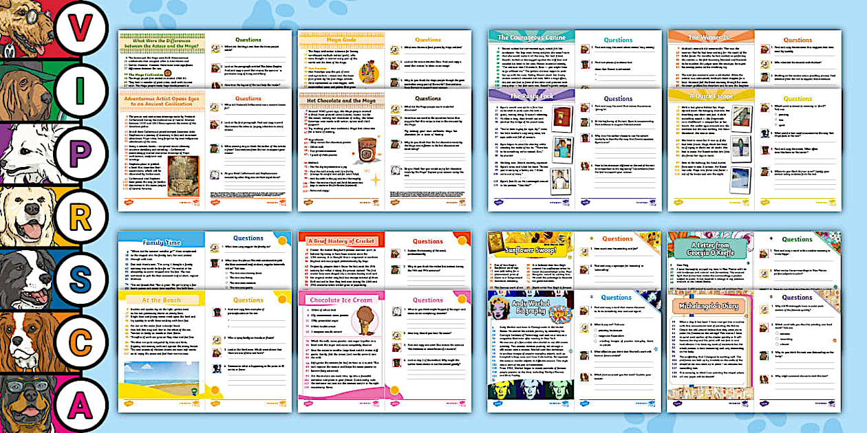 UKS2 60-Second Reads June Monthly Comprehension Pack