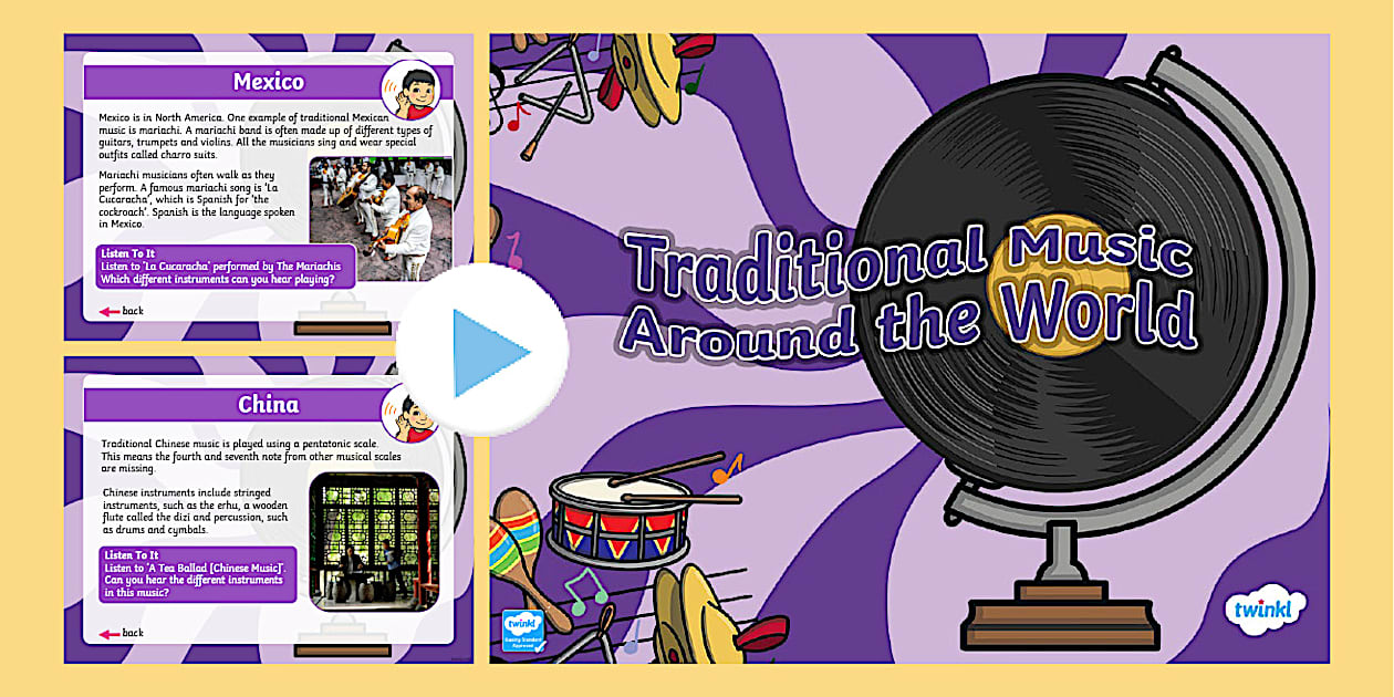 👉 Music from Around the World KS1 PowerPoint - Twinkl