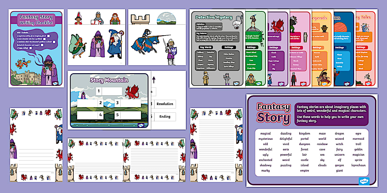 KS1 Features of a Fantasy Story - English Writing Resources