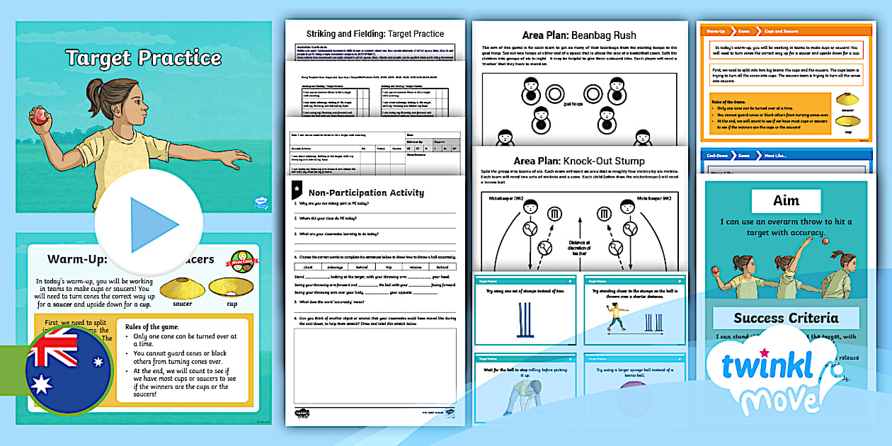Move Y3 Striking and Fielding: Fundamentals: Target Practice