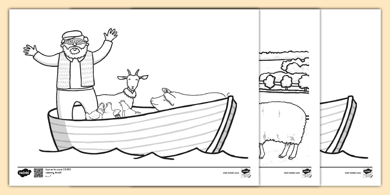 A Special Outing Colouring Sheets (teacher made) - Twinkl