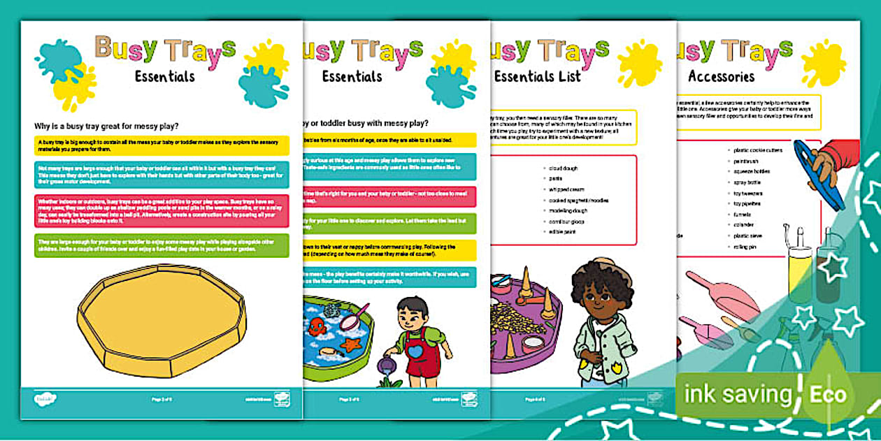 FREE! - Busy Tray Essentials (teacher made) - Twinkl