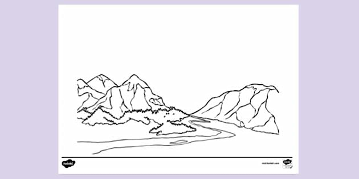 Amazon River Colouring | Colouring Sheet - Twinkl