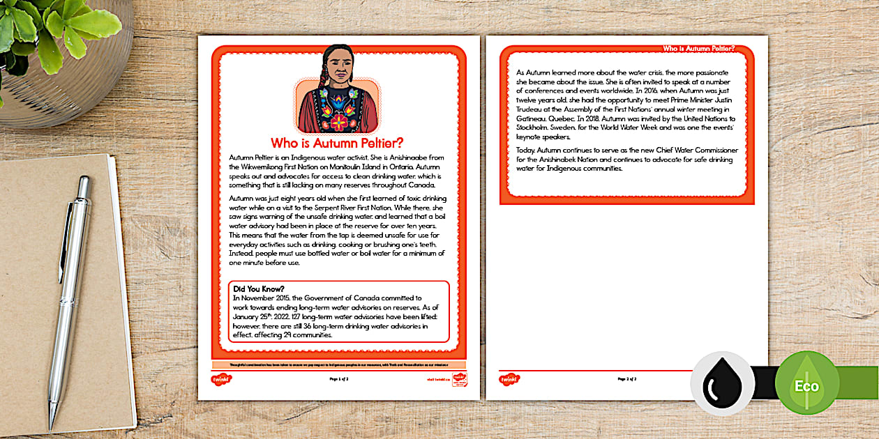 Who is Autumn Peltier? Fact File