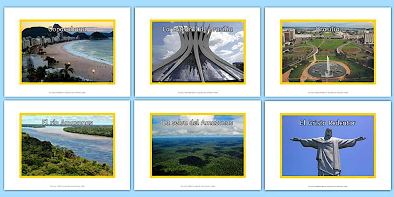 Brazil Display Photos - Spanish - Twinkl
