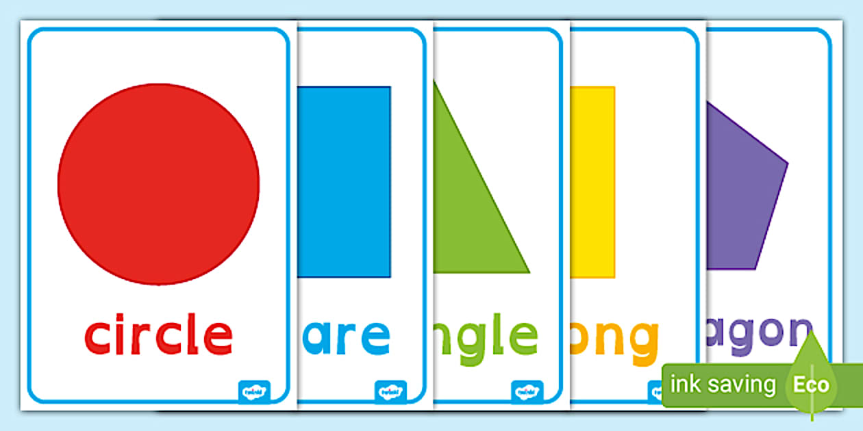 2D Shape Posters Dyslexia (teacher made) - Twinkl