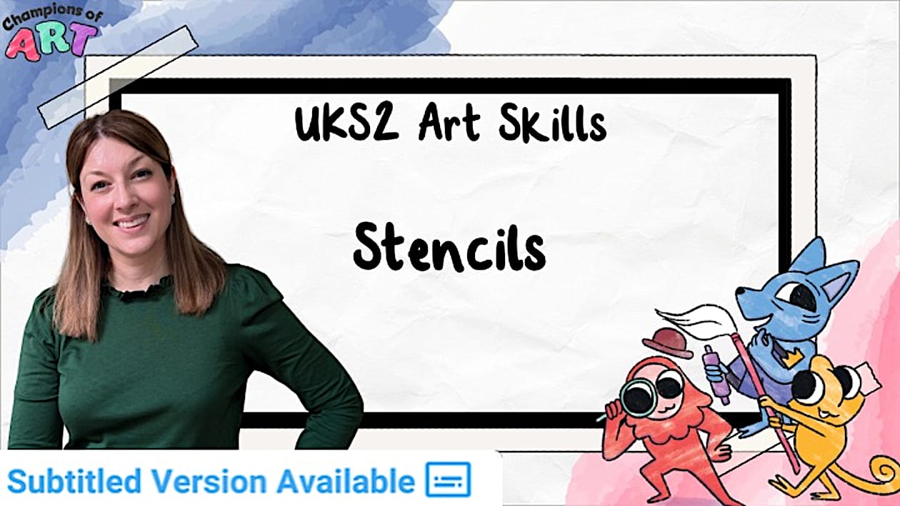 Stencils Art Concept Video - Champions of Art: Take Flight Lesson 2