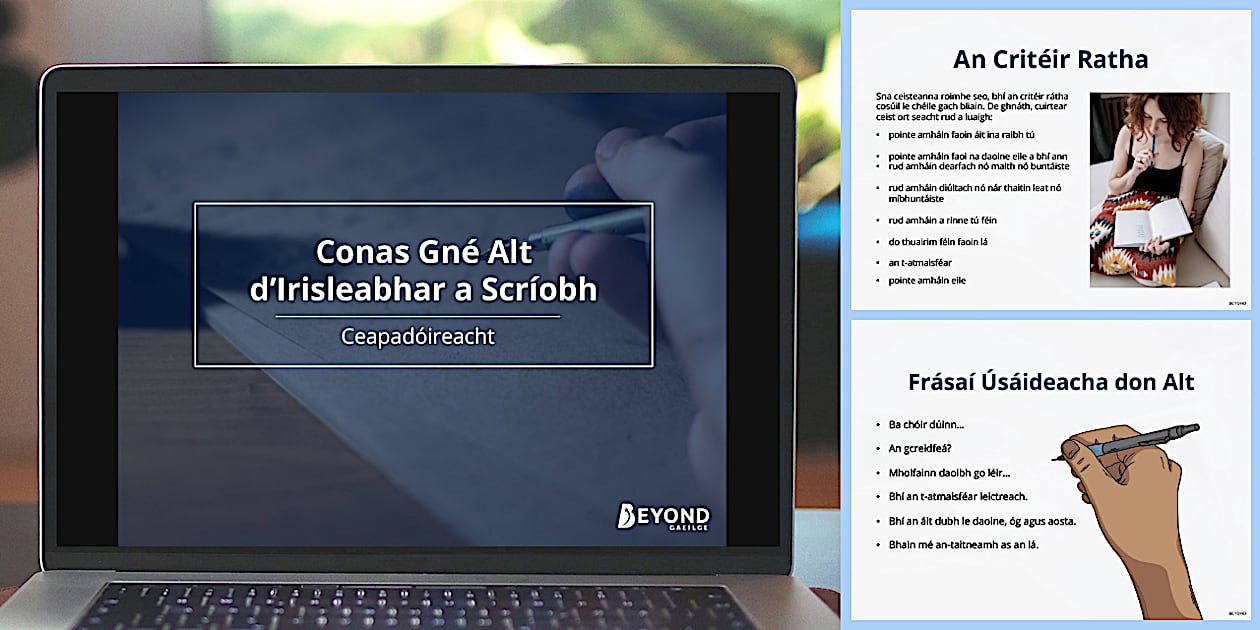 Conas Gné Alt d'Irisleabhar a Scríobh PowerPoint
