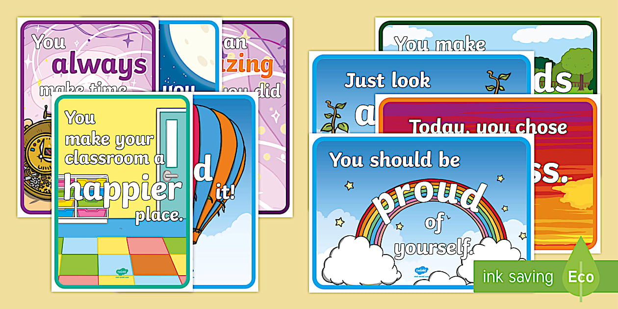 Wellbeing Posters for Schools | Resources | Twinkl Life