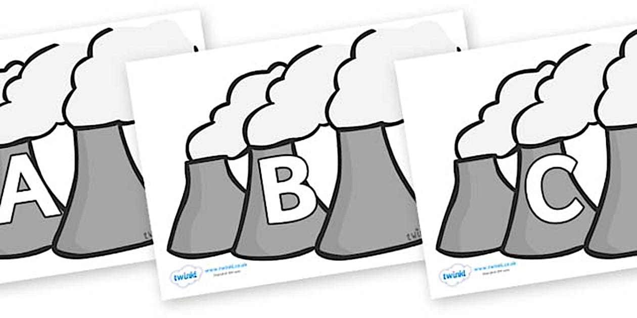A-Z Alphabet on Power Plant