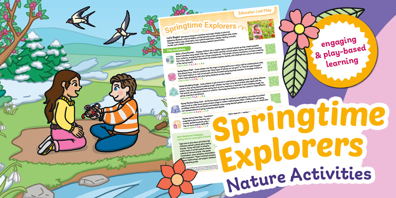 Springtime Explorers - Nature Activities Educator-Led Play