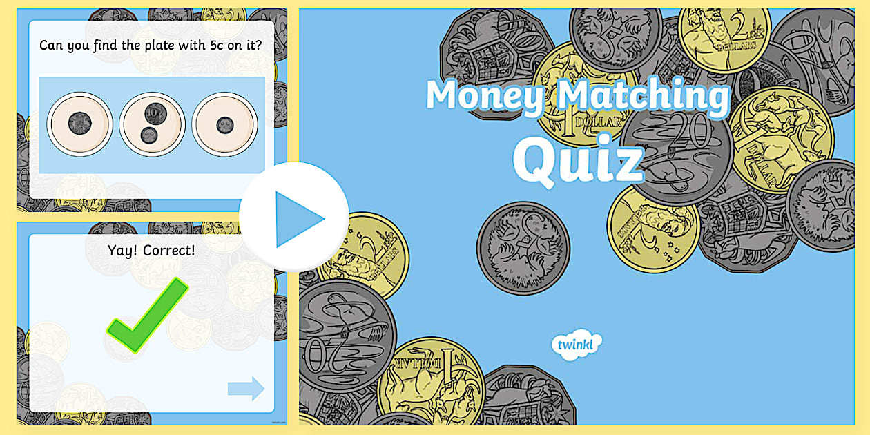 Matching Australian Coins up to $2 PowerPoint (teacher made)