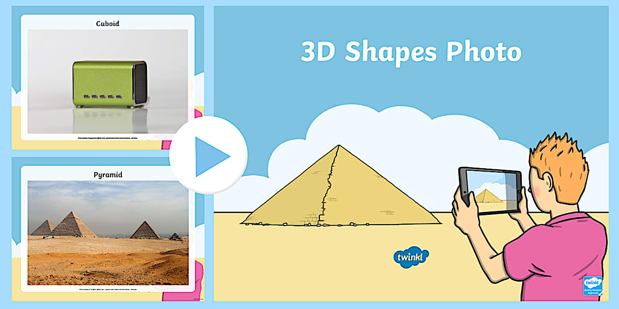 3D Shape Photo PowerPoint (teacher made) - Twinkl