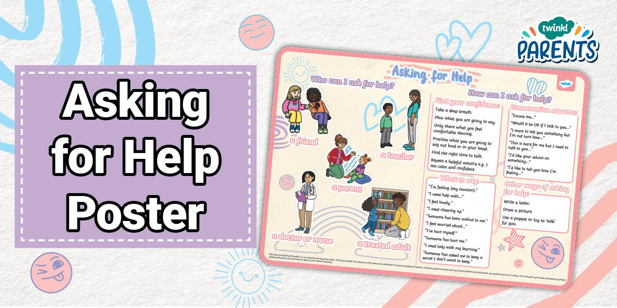 Asking for Help Poster (teacher made) - Twinkl