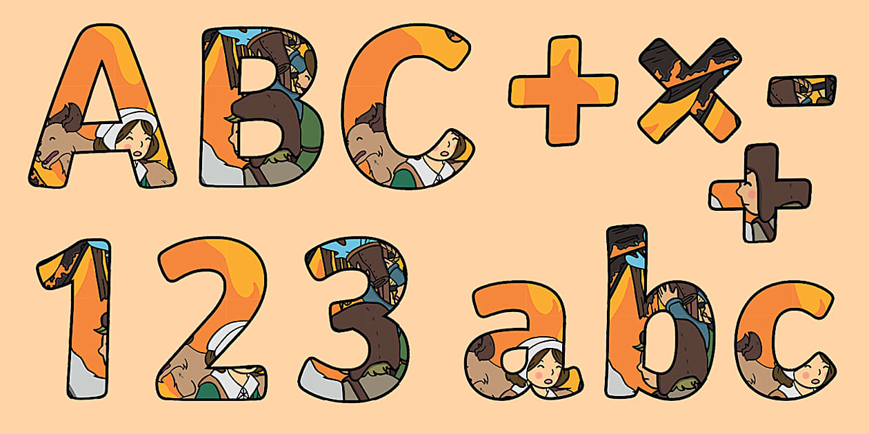 The Great Fire of London Display Lettering