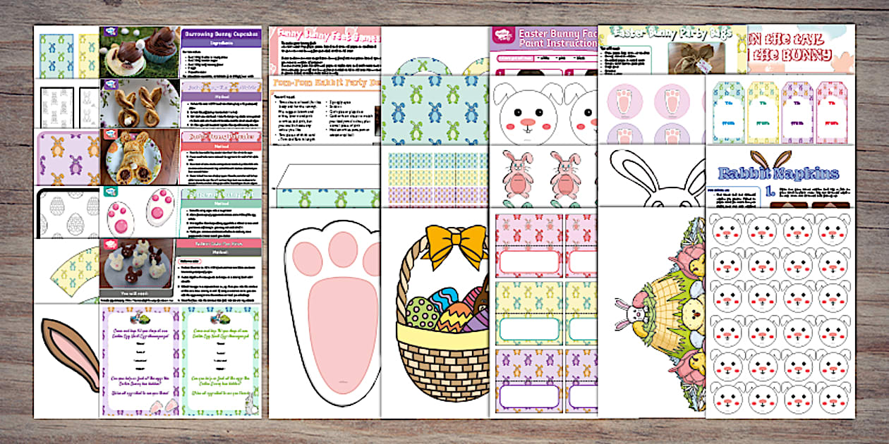Easter Bunny Bumper Party Pack | Twinkl Party (teacher made)