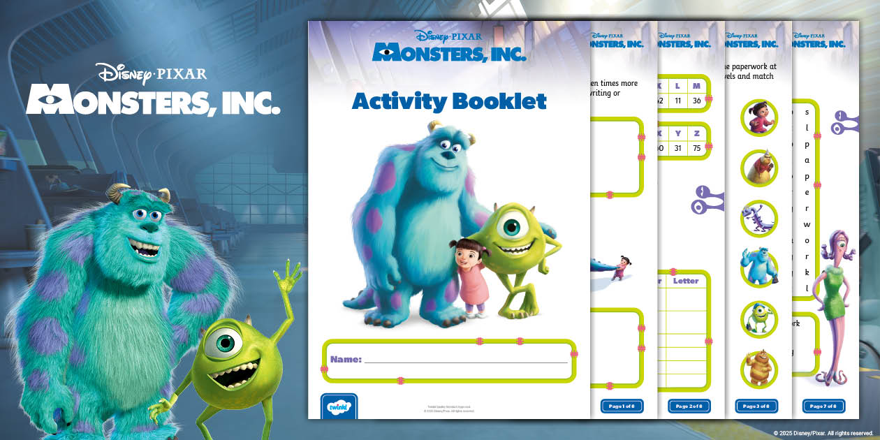 Monsters, Inc.: Activity Booklet [Ages 5-7]