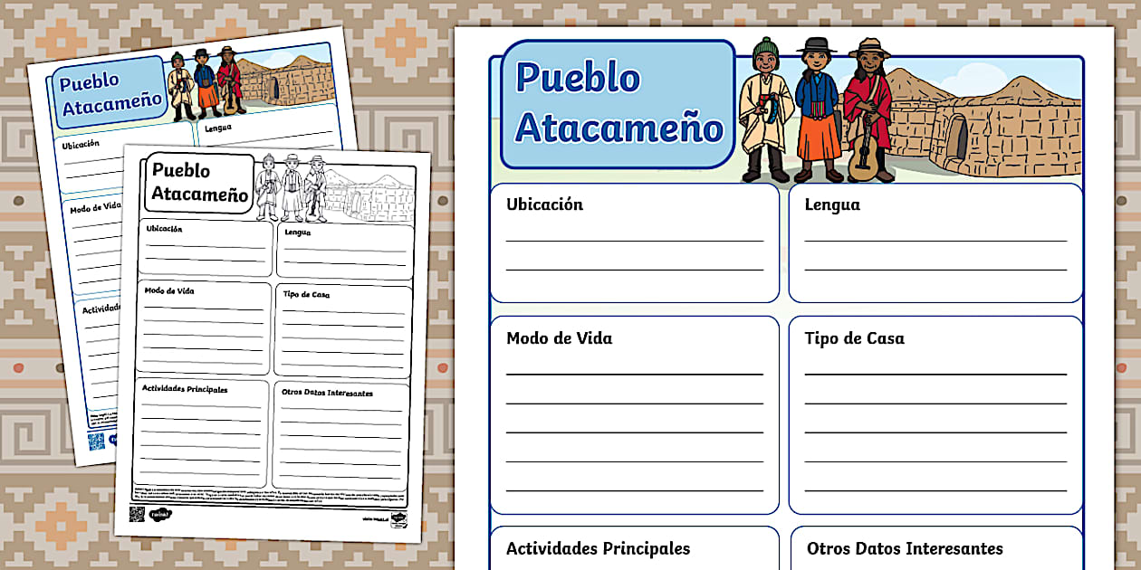 Ficha de Investigación: Pueblo Atacameño
