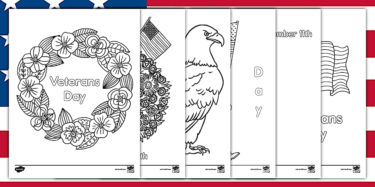 Veterans Day Coloring Sheets for Kids | Twinkl USA - Twinkl