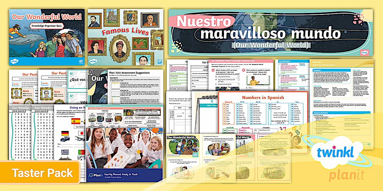 FREE! - 👉 KS2 PlanIt Spanish Taster Resource Pack