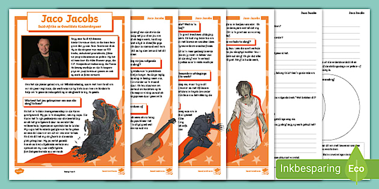 FREE! - Jaco Jacobs Begripslees en Begripstoets - Twinkl