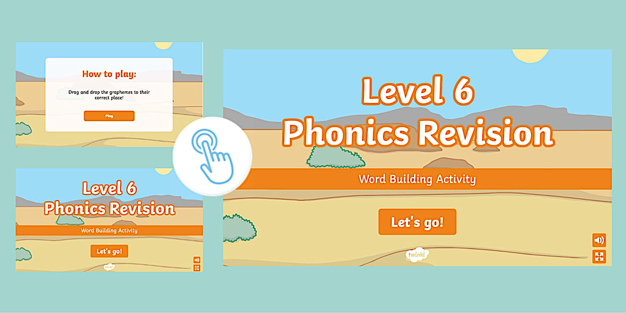 Level 6 Phonics Revision Game: Word Builder | Twinkl Go!