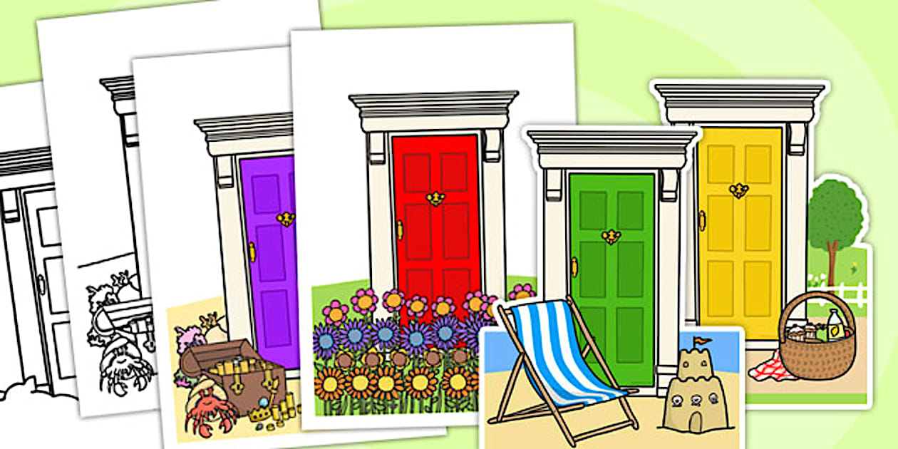 Fairy Door Cut Outs (Teacher-Made) - Twinkl