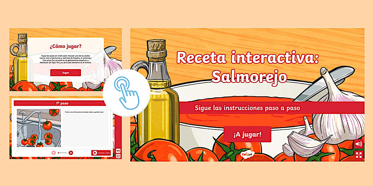 Paso a paso: Receta interactiva: Salmorejo - España en el siglo XX