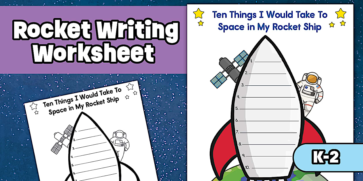 10 Things I Would Take to Space in My Rocket | Twinkl USA