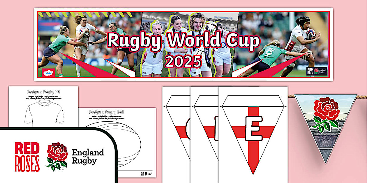 FREE! - England Rugby: Rugby World Cup 2025 Supporters Pack
