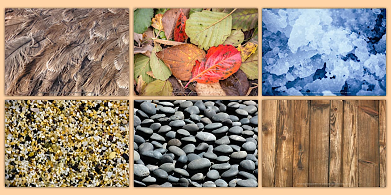 Collage Materials | Natural Textures Collage Pack - Twinkl