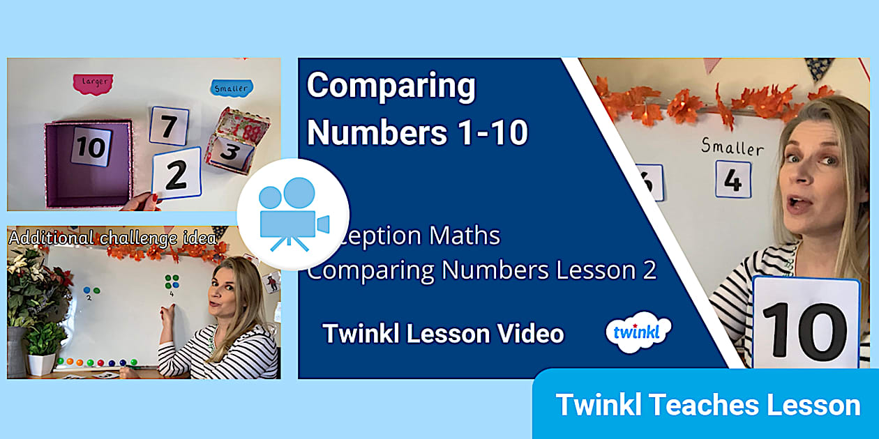 👉 Kindergarten Maths: Comparing Numbers Video Lesson 2