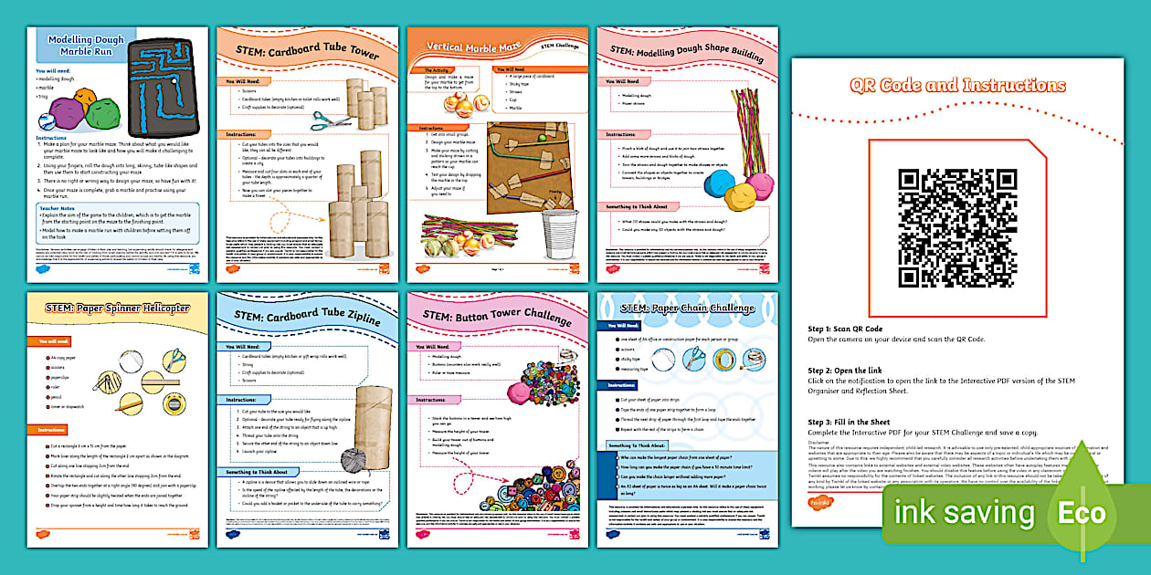 Playdough STEM Challenges | STEM Everyday Materials - Twinkl