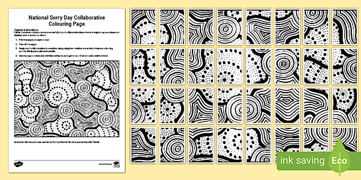 Collaborative NAIDOC Week Art Activity | Sorry Day - Twinkl