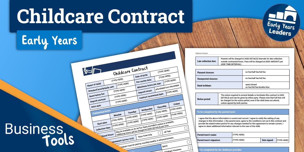Early Years Contract