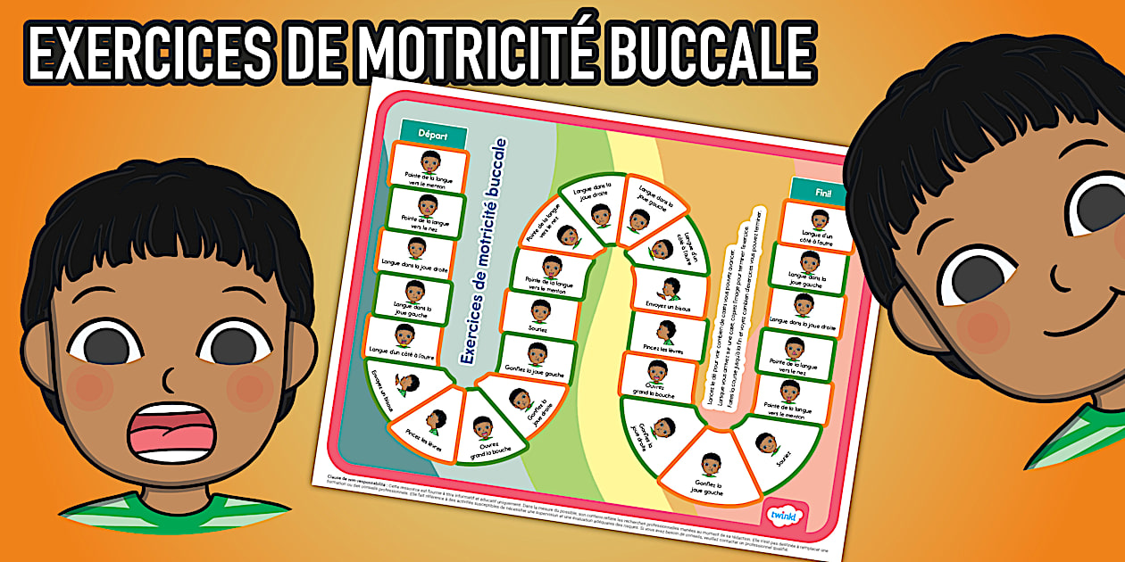 Speech and Mouth Movement Board Game French