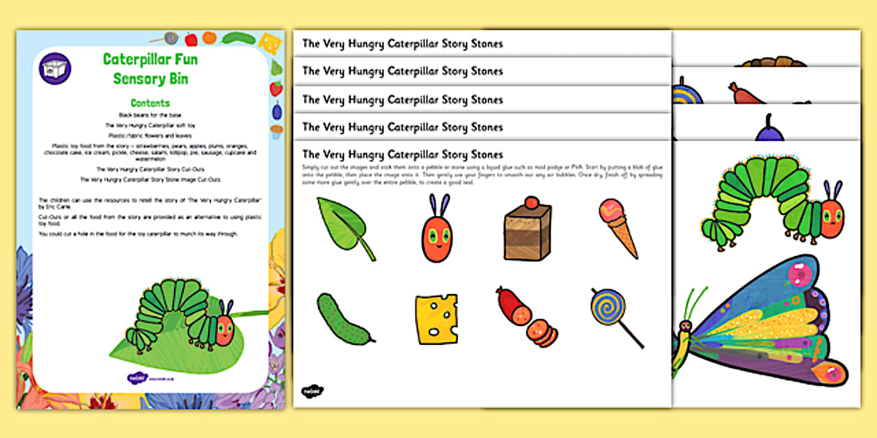 The Very Hungry Caterpillar Sensory Activities | EYLF - Y2