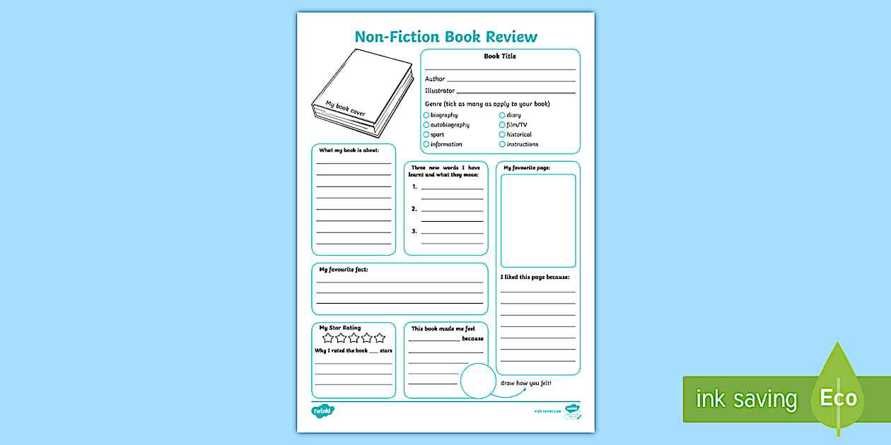In Depth How To Write a Non-Fiction Book Review - Twinkl