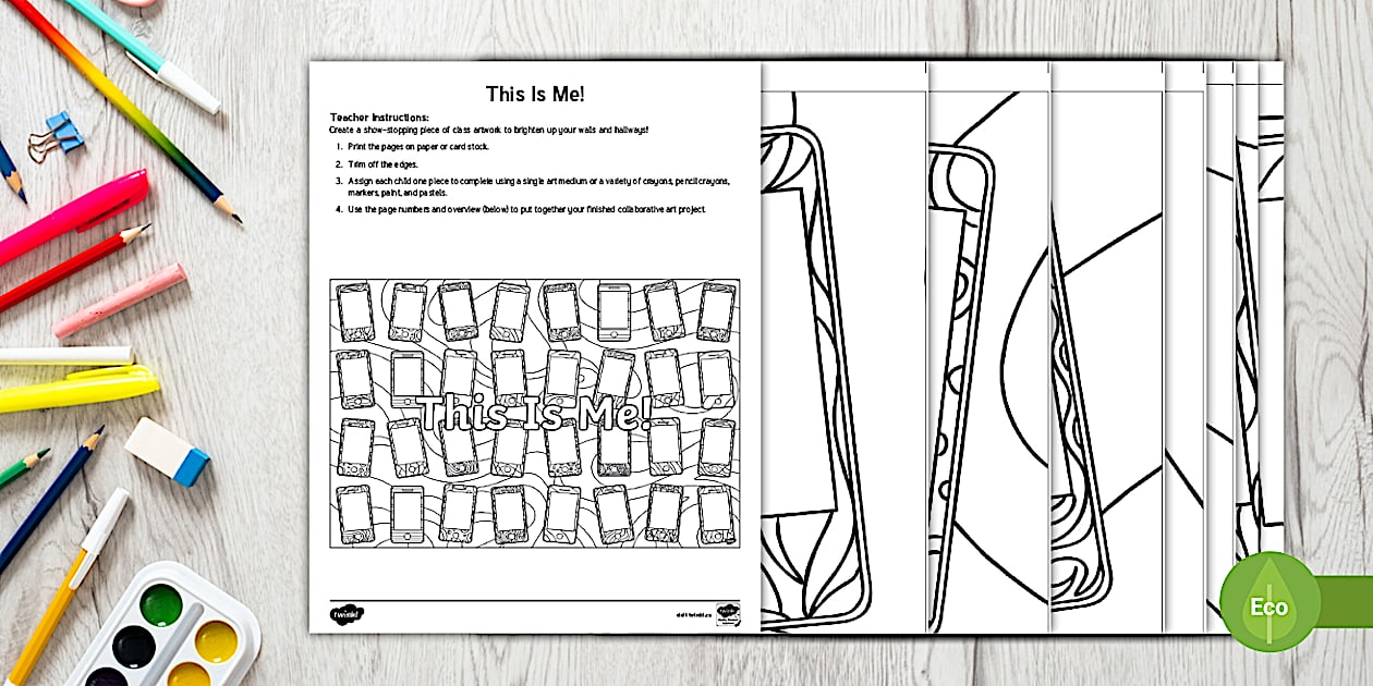 Back to School: Class Collaborative Art Pack