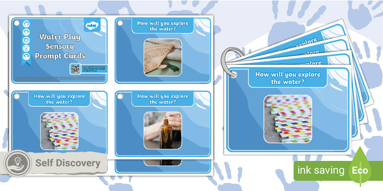 Water Play Sensory Prompt Cards (teacher made) - Twinkl