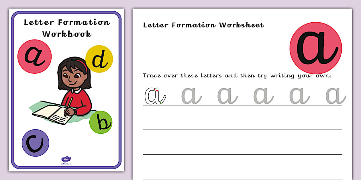 Precursive Letter Formation Activity Booklet - Twinkl