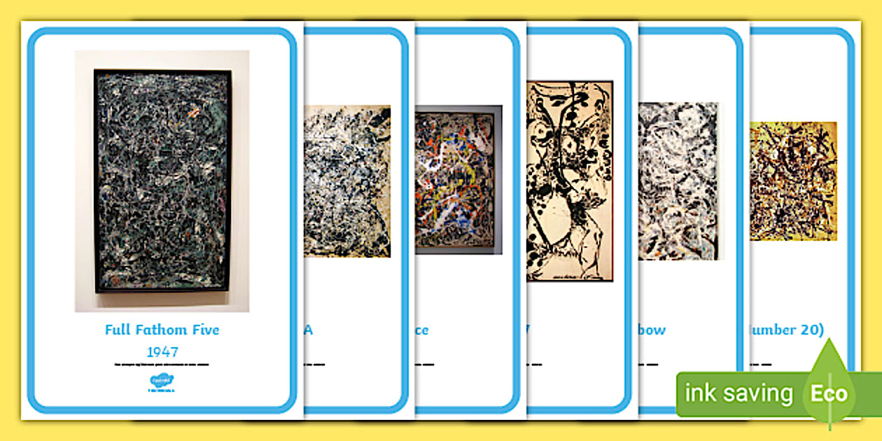 Jackson Pollock Photo Pack