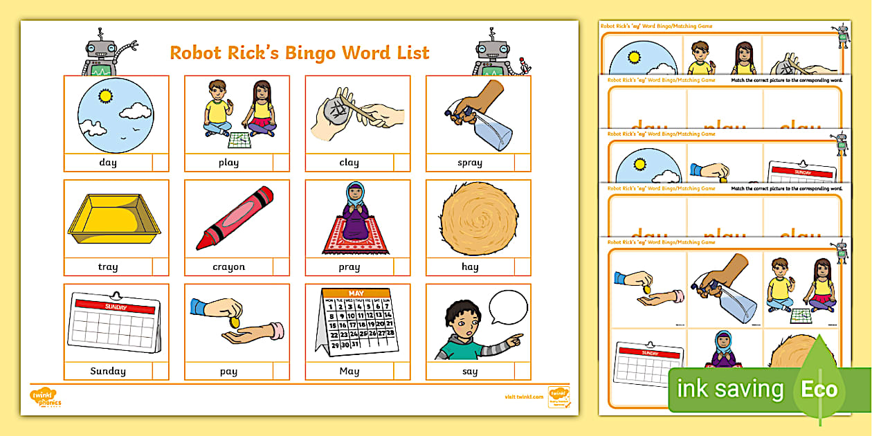 Level/Phase 5 Bingo Matching Game (teacher made) - Twinkl