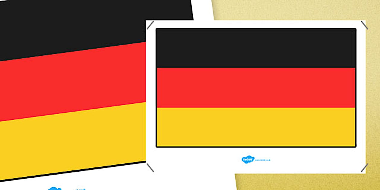 Germany Flag Display Poster | Culture Day Resources - Twinkl