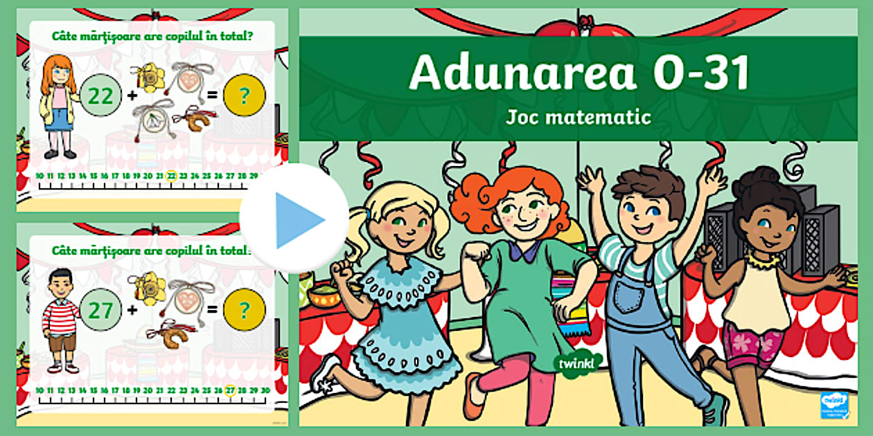 Adunarea 0-31 - Joc matematic (teacher made) - Twinkl