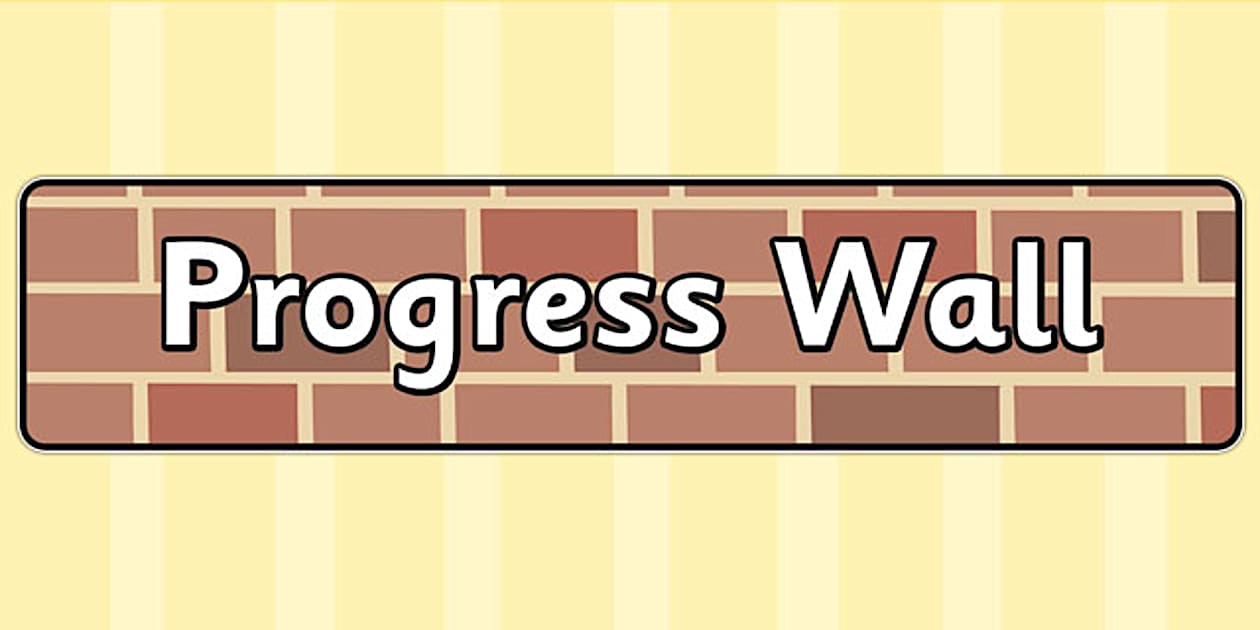 Display Progress Wall Banner - KS1 Display Resources