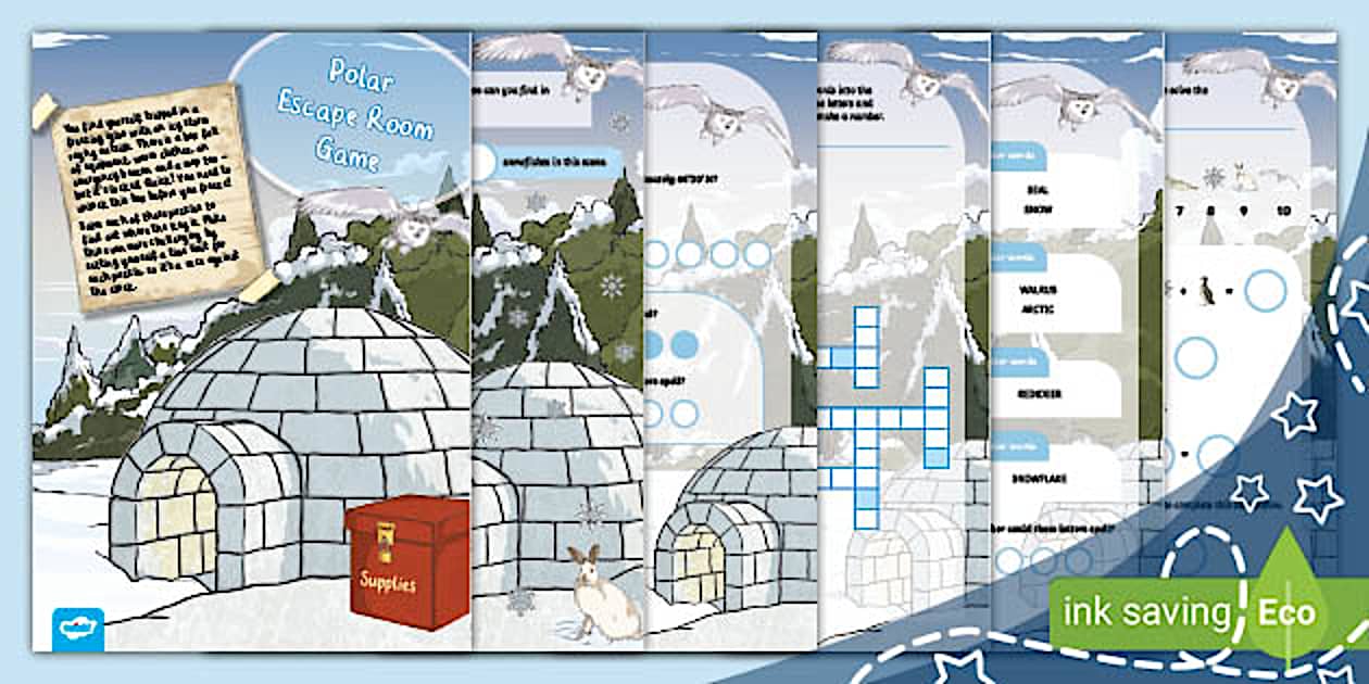 Polar Escape Room Game (teacher made) - Twinkl