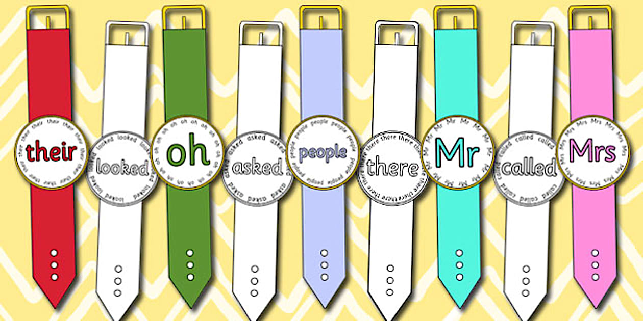Editable Phase 5 Tricky Word Watches (teacher made) - Twinkl