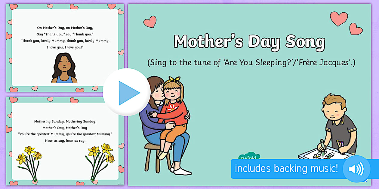 On Mother's Day Song PowerPoint (teacher made) - Twinkl