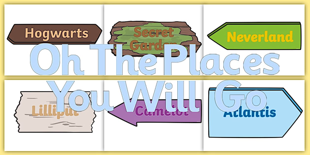 👉 Oh The Places You Will Go Classroom Door Display Pack